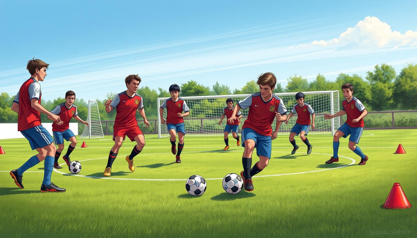 Rondos im Fußballtraining: Vorteile und Übungen